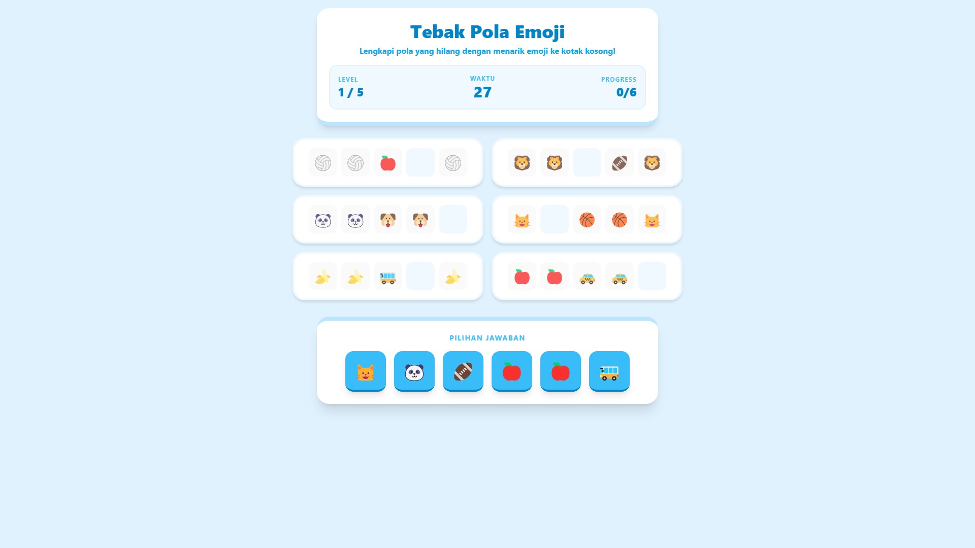 Tebak Pola Emoji | Simu